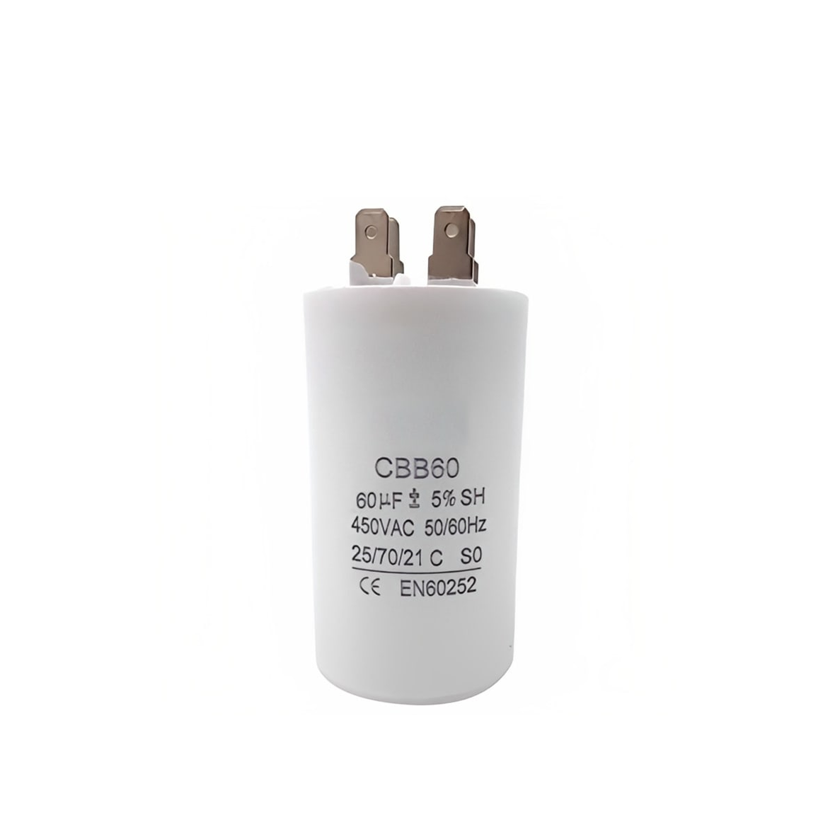 Capacitor CBB60 60μF 450 VAC 50/60 Hz | VLSUR